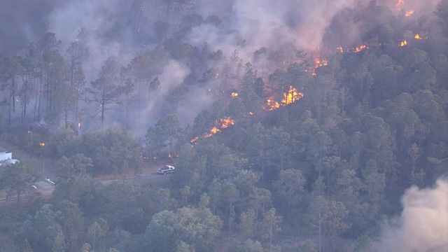 PHOTOS: Crews battle large brush fire at Indian Lake Estates - Gallery ...