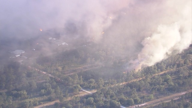 PHOTOS: Crews battle large brush fire at Indian Lake Estates - Gallery ...