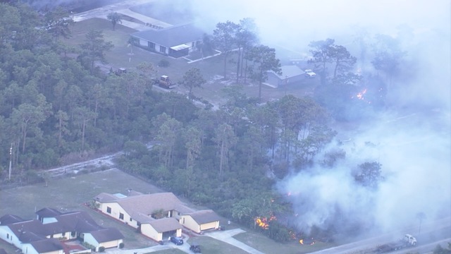 PHOTOS: Crews battle large brush fire at Indian Lake Estates - Gallery ...