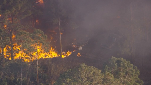 PHOTOS: Crews battle large brush fire at Indian Lake Estates - Gallery ...