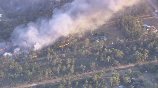 PHOTOS: Crews battle large brush fire at Indian Lake Estates - Gallery ...