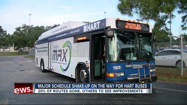 Major schedule shake-up begins for HART bus routes - abcactionnews.com ...