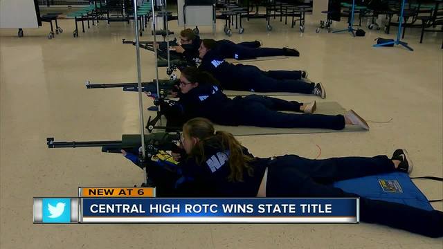 Central High School ROTC wins air rifle state championship against team ...